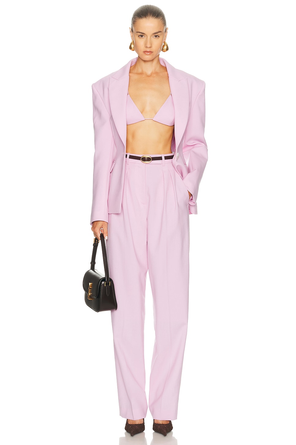 ALEX PERRY Single Breasted Contour Blazer